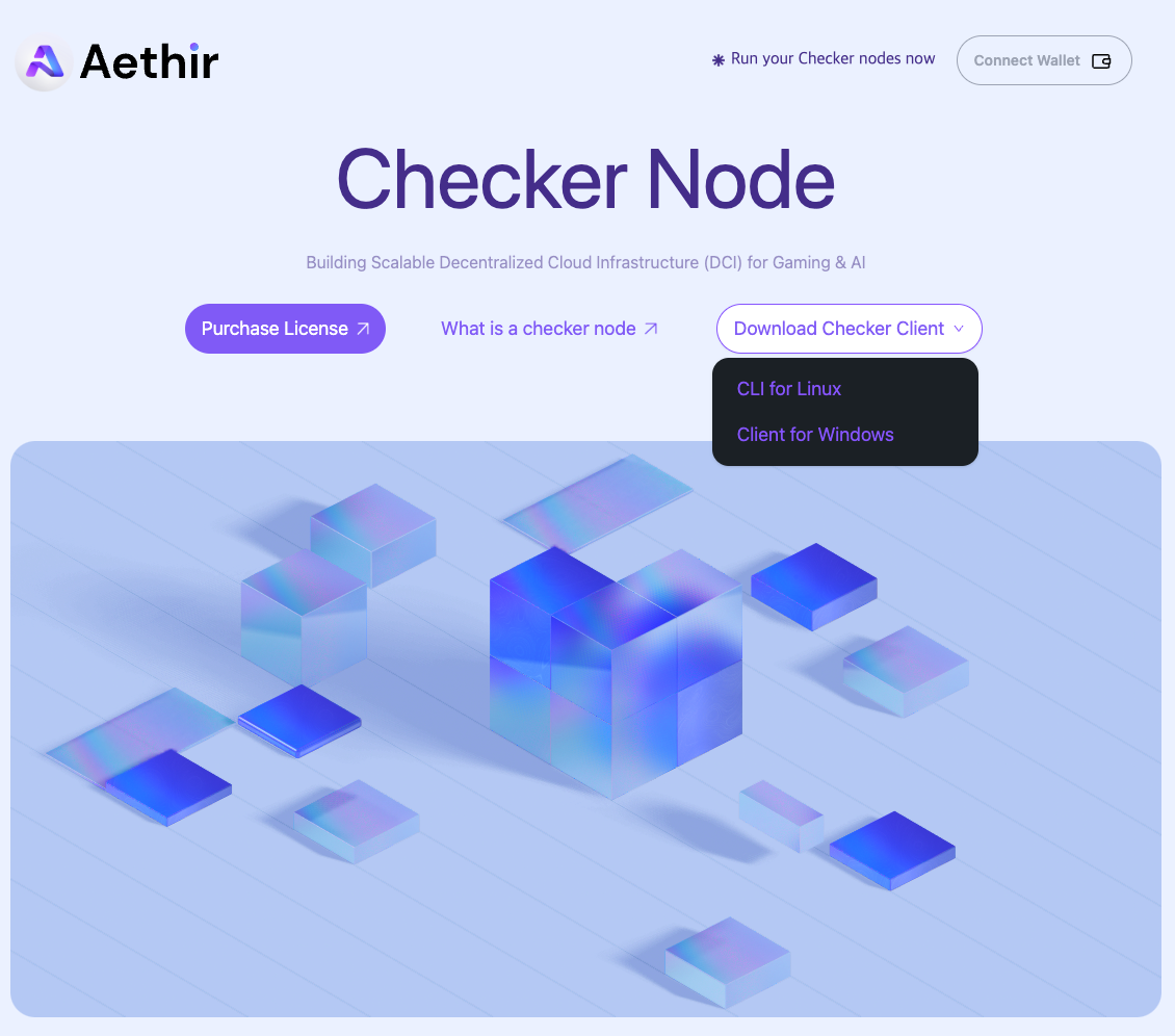 Aethir Checker Node 구동하기 for Windows