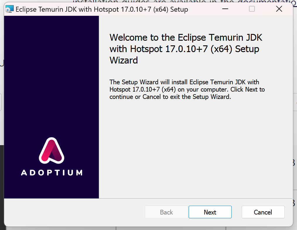 openJDK 17 버전 설치, Eclipse 설치 — jjaong note