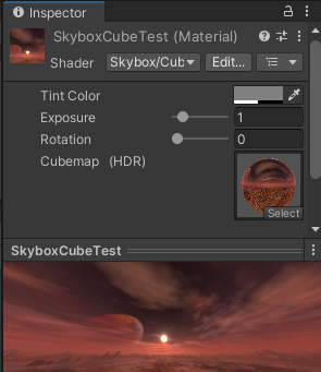 [Unity] Skybox 만들기 — 이다현