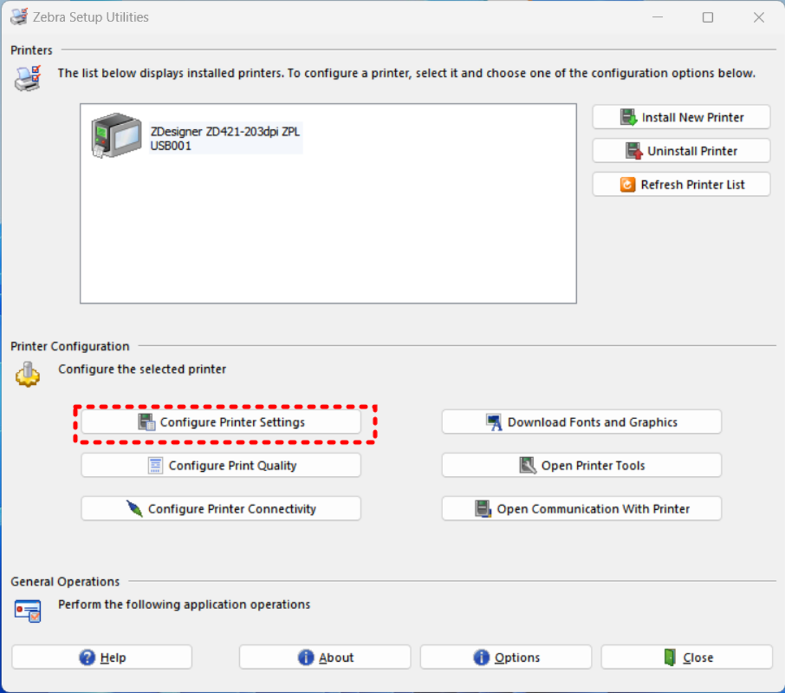 링크ERP에서 ZEBRA 바코드 프린터 설정하기