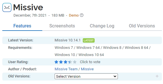 Missive 무료 다운로드