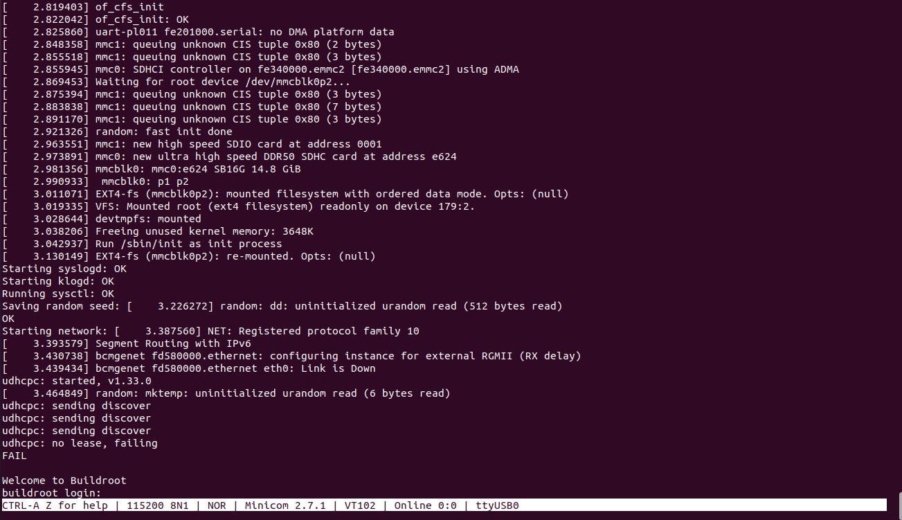 【RPI4】 buildroot Image를 microSD 카드에 write 하기