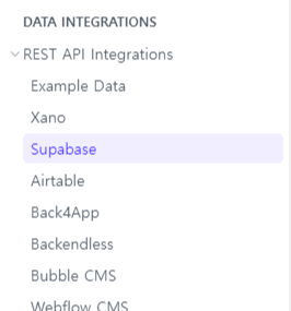 Draftbit Document 공부| REST API Integration:Supabase 어디가 잘못 된 건지 알려주실 친절한 분 찾아요? (해결)