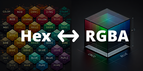 색상코드 Hex, RGBA 관계와 변환 코드 — jkh2801 개발 노트