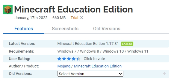 Minecraft Education Edition 무료 다운로드