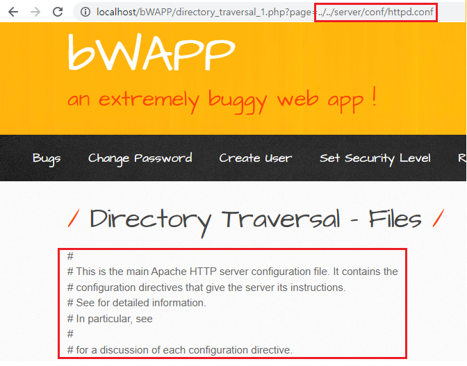 Bwapp Directory Traversal