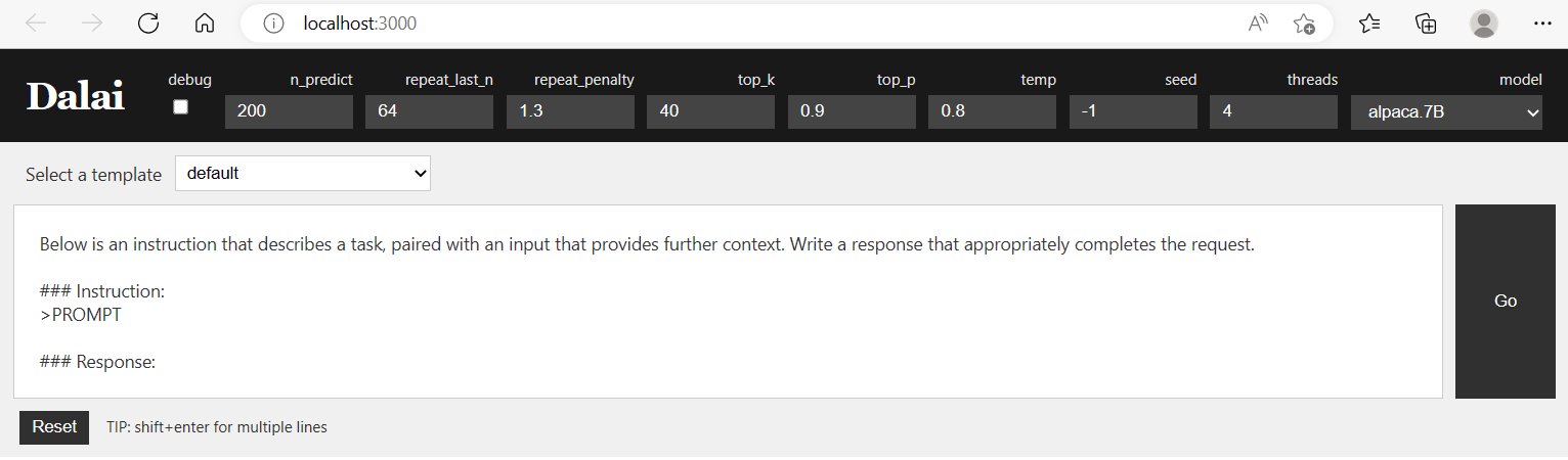 대규모 언어 모델 Dalai LLaMA 모델 다운로드 및 설치 방법
