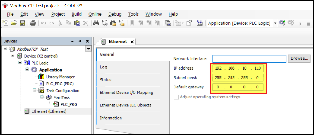 Codesys Modbus Tcp Master Client 설정방법 