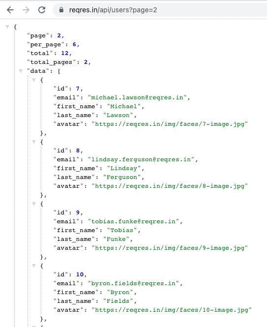 Restful API 테스트 사이트 (https://reqres.in) 소개 :: Dev. MK