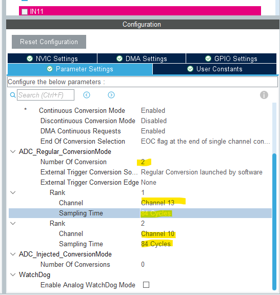 [stm32] Stm32cubeide 조이스틱 설정 Adc Dma