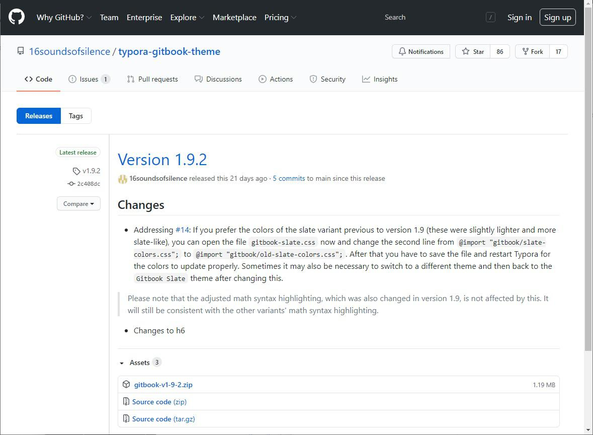 Typora에 Gitbook 테마를 적용하기