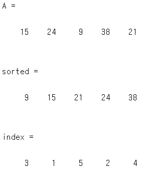 [MATLAB] 데이터 정렬하기, sort 함수 (응용: 학점 부여 프로그램) by bskyvision.com