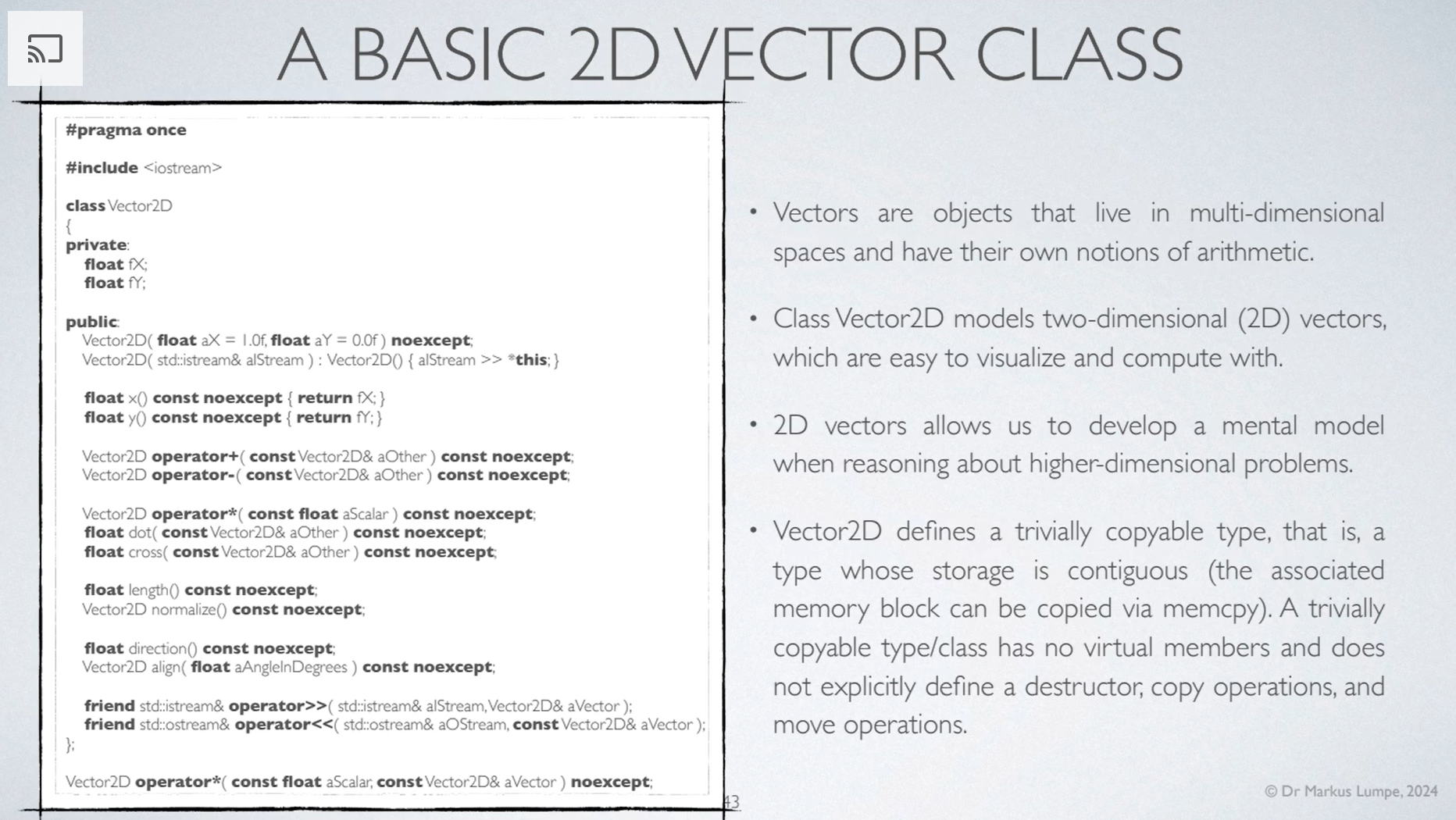 Lecture 2 - Vector2D Class :: 울부짖는 컴공생의 공간
