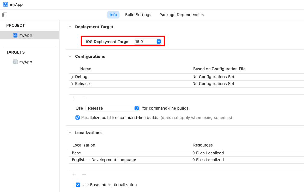 iPhone(OS version lower than deployment target) 에러 해결하기