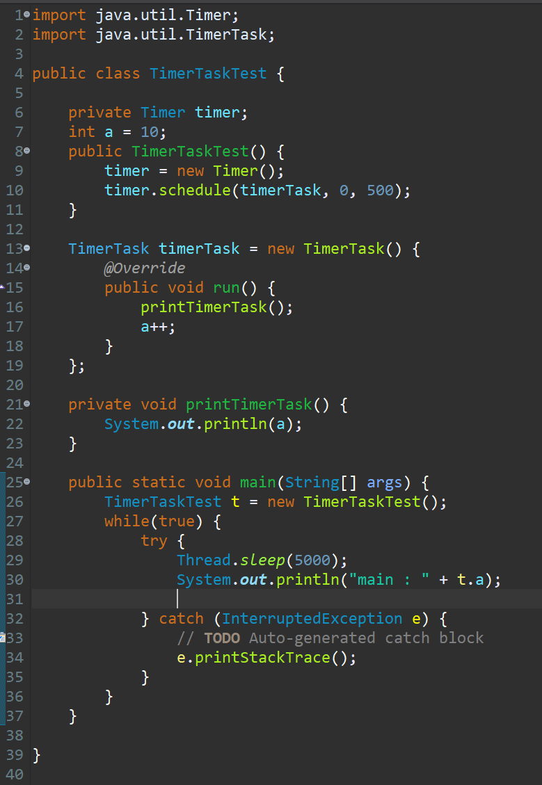 [JAVA] TimerTask — 일기장
