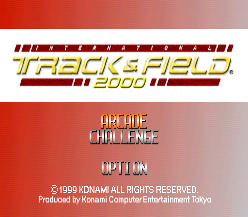 정신과시간의방 :: [PS1] 인터내셔널 트랙앤필드 2000 (International Track & Field 2000 がんばれ！ニッポン！オリンピック2000)