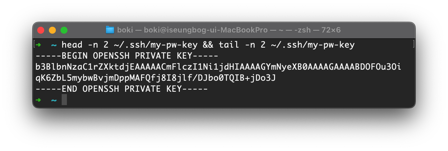 원격 서버 접속하기(3) - ssh 접속(feat. 개인키/공개키 파일 생성)