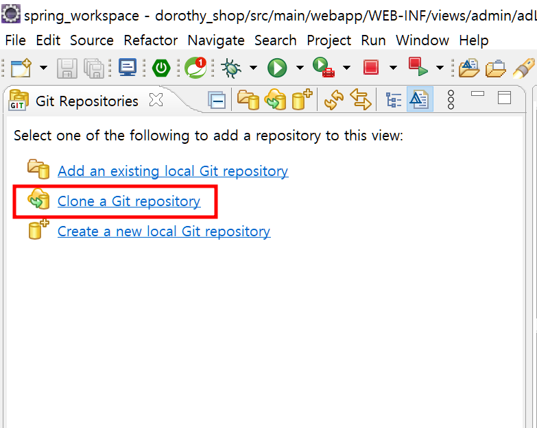 [GitHub & Spring] Spring 프로젝트 Git 커밋하기 — With Dorothy