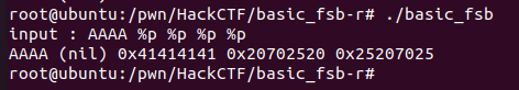 HackCTF) Basic_FSB