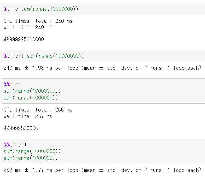 Python Jupyter Notebook 매직 커맨드 모음