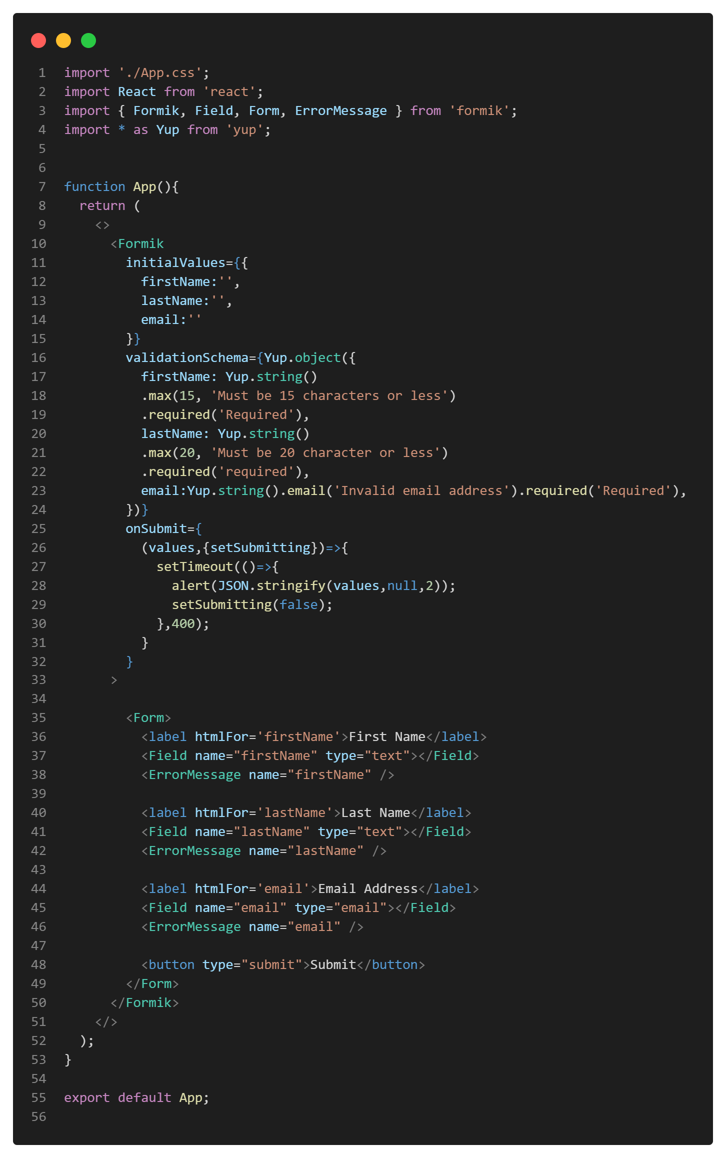 [React] React Form library Formik 학습 — devWarrior