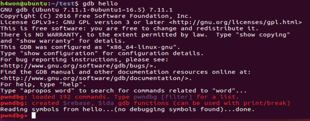 [Pwnable] pwndbg 주요 사용법