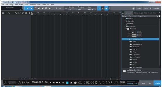 Studio 4 One 프로그램의 시작