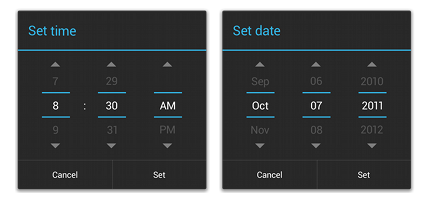 [Android] DatePickerDialog를 사용하여 날짜 선택하기