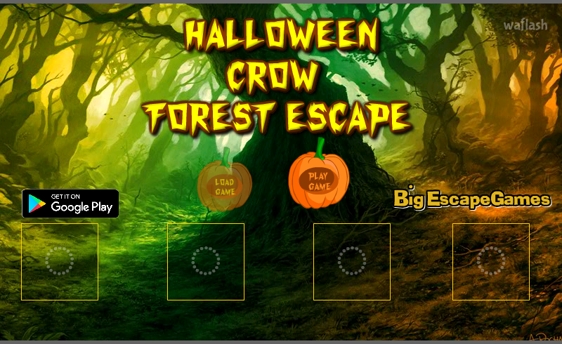 할로윈 까마귀숲 탈출 (BEG Halloween Crow Forest Escape) - 플래시게임 | 와플래시 게임 아카이브