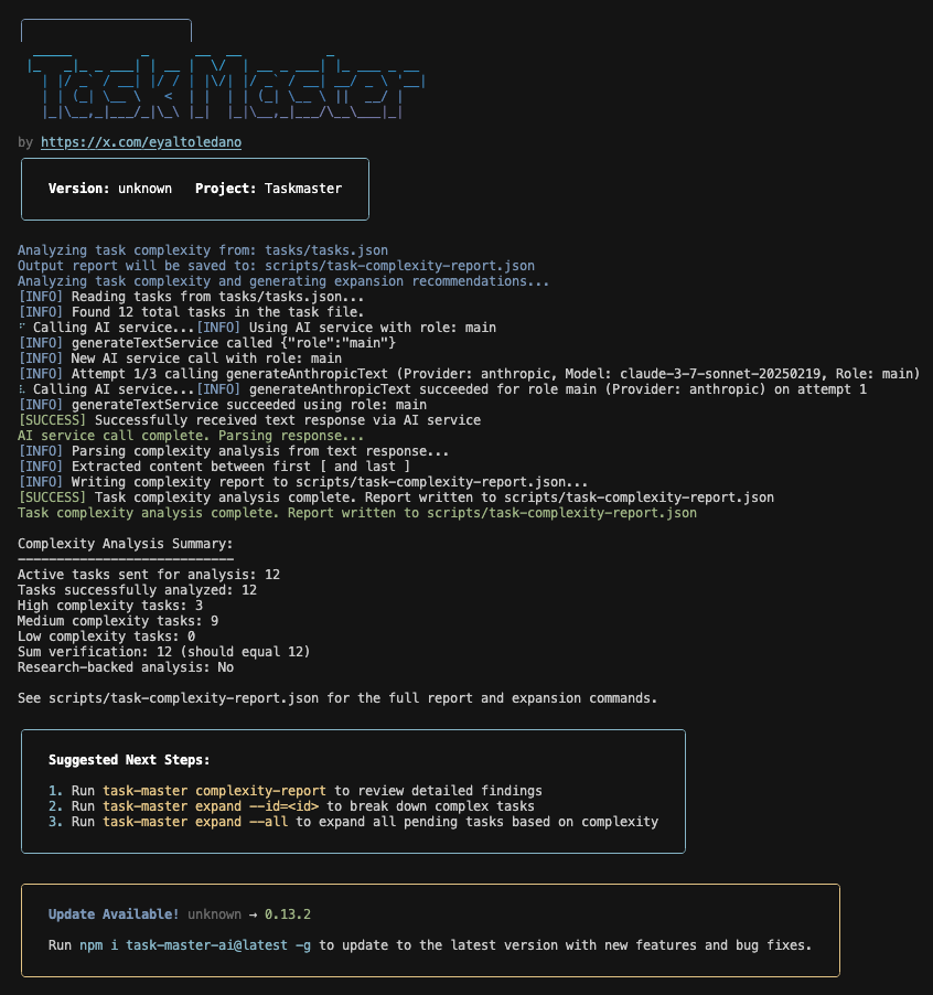 claude-task-master 사용 - text battle :: 노력하는 개발자