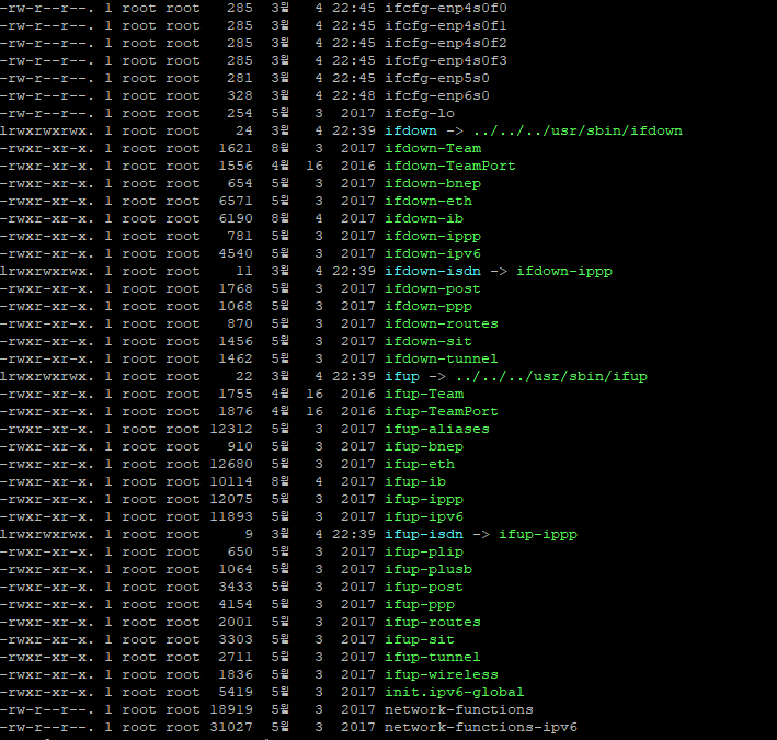 [CentOS 7] 리눅스 Interface Card 이름 변경