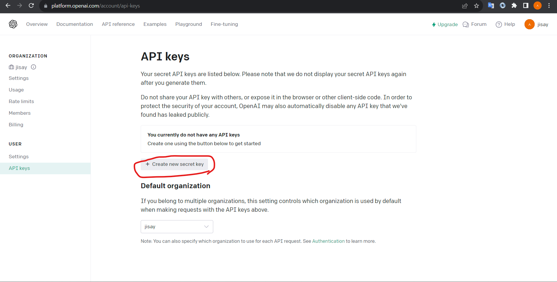 [Spring Boot] chatGPT를 활용한 AI 사이트 (3) - chatGPT API 세팅하기