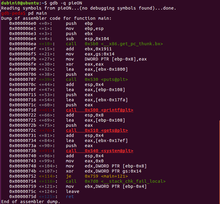 [linux] 4. PIE에 대하여