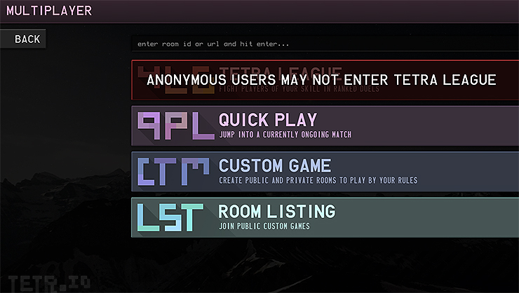 온라인 테트리스 게임하기 (tetr.io)