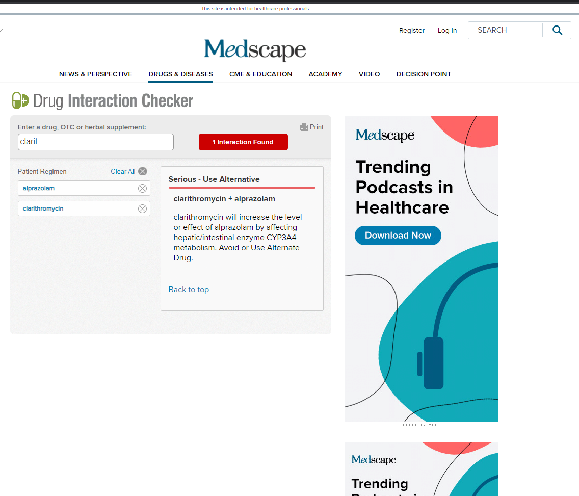 같이 먹으면 안되는 약은? 약물 상호작용 검색 사이트에서!
