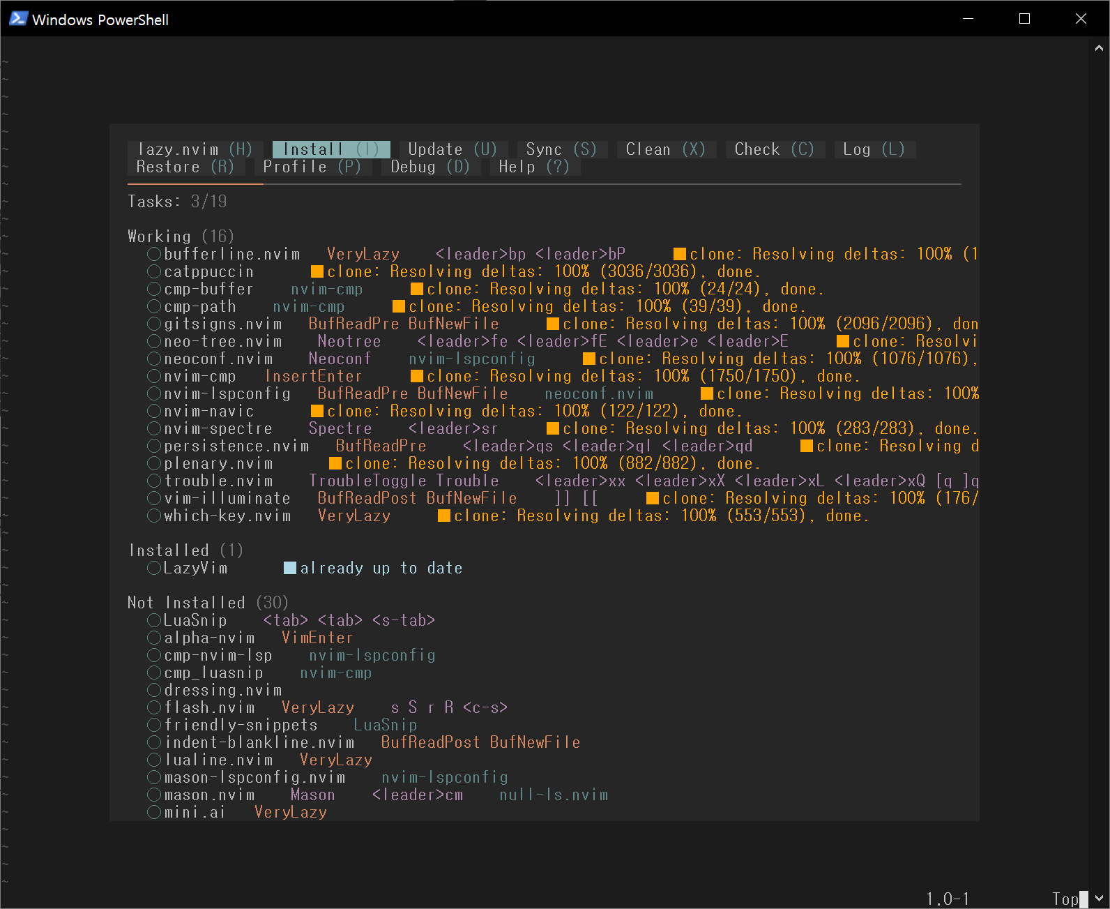 [Vim Setup] LazyVim 설치 :: 작업일지