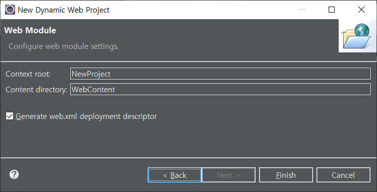 [ JSP ] 이클립스에서 Mapping - WebContent의 'web.xml' 생성하기