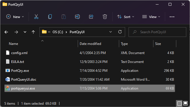 PortQryUI 사용법 | 포트가 열려 있는지 확인하기
