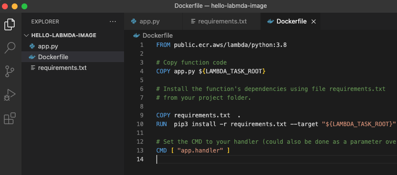[AWS] Lambda 따라하기 (python) #3 container 사용