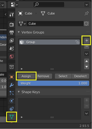 Geometry Nodes 6. Vertex Group