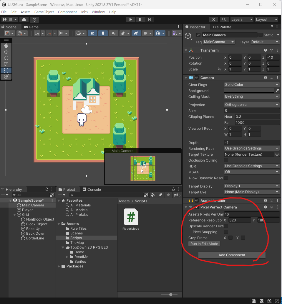 Unity 2D RPG - 1. 도트 타일맵으로 쉽게 준비하기
