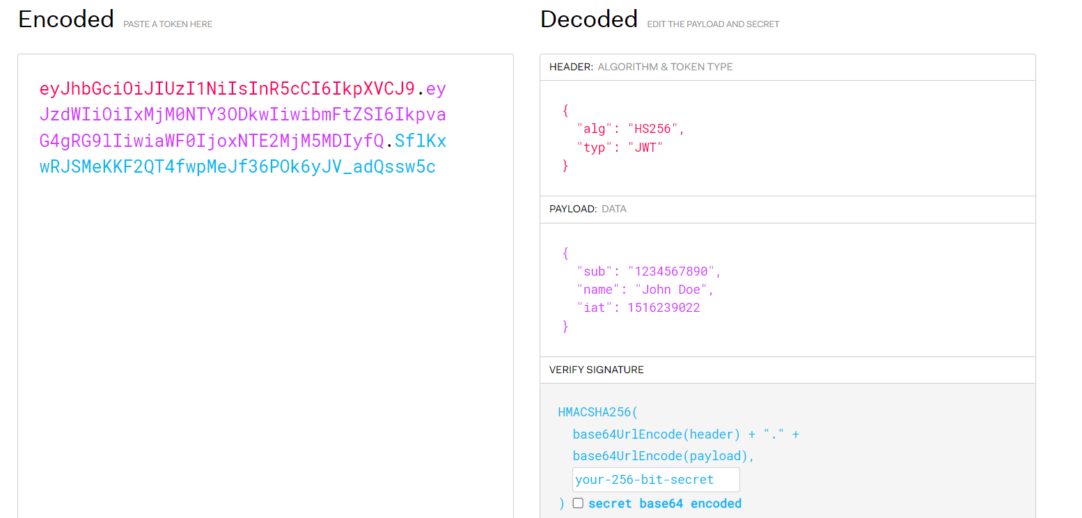 JWT — 맹수개발