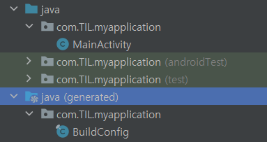 [Android] 안드로이드 스튜디오 프로젝트 폴더와 파일 구성, MainActivity.java 구조