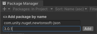 [Unity] Newtonsoft Json 설치 방법