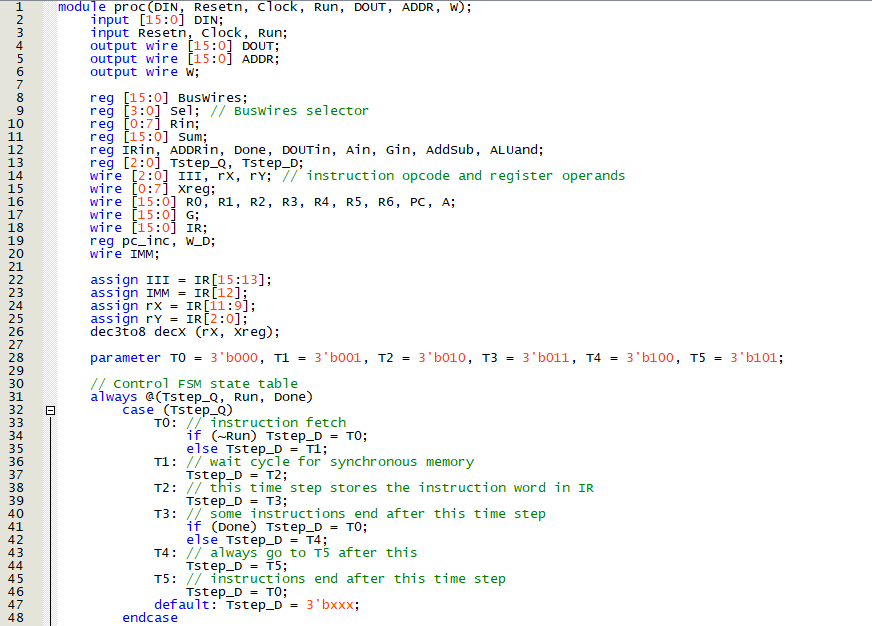 Digital Logic Enhanced Processor (Add Instruction memory load and store ...