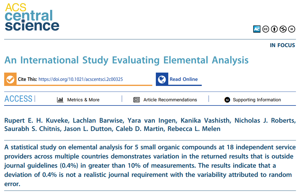 Elemental Analysis (EA, 원소분석)는 과연 Purity 확인에 가장 좋은 분석 방법일까?