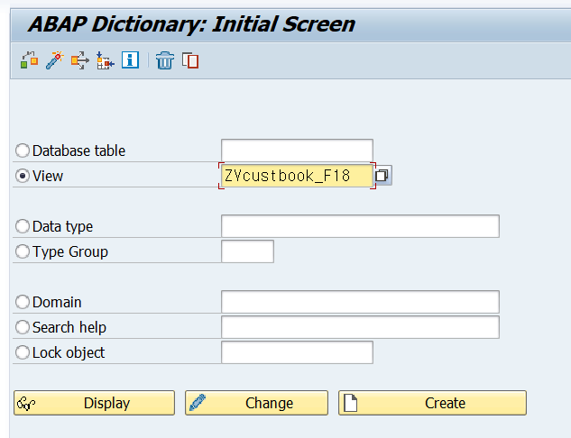 [ABAP] Database View