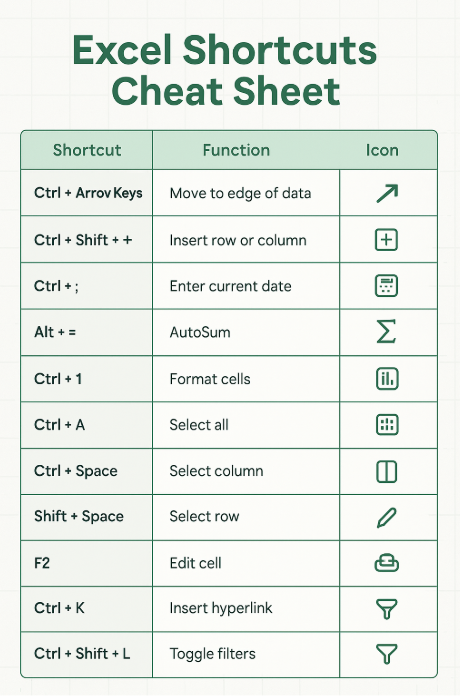 엑셀 단축키 완벽 정리: 초보자도 5분 만에 데이터 마스터! (실사용 후기 포함)