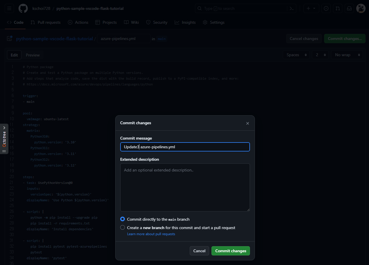 Azure DevOps Azure Pipeline 3 
